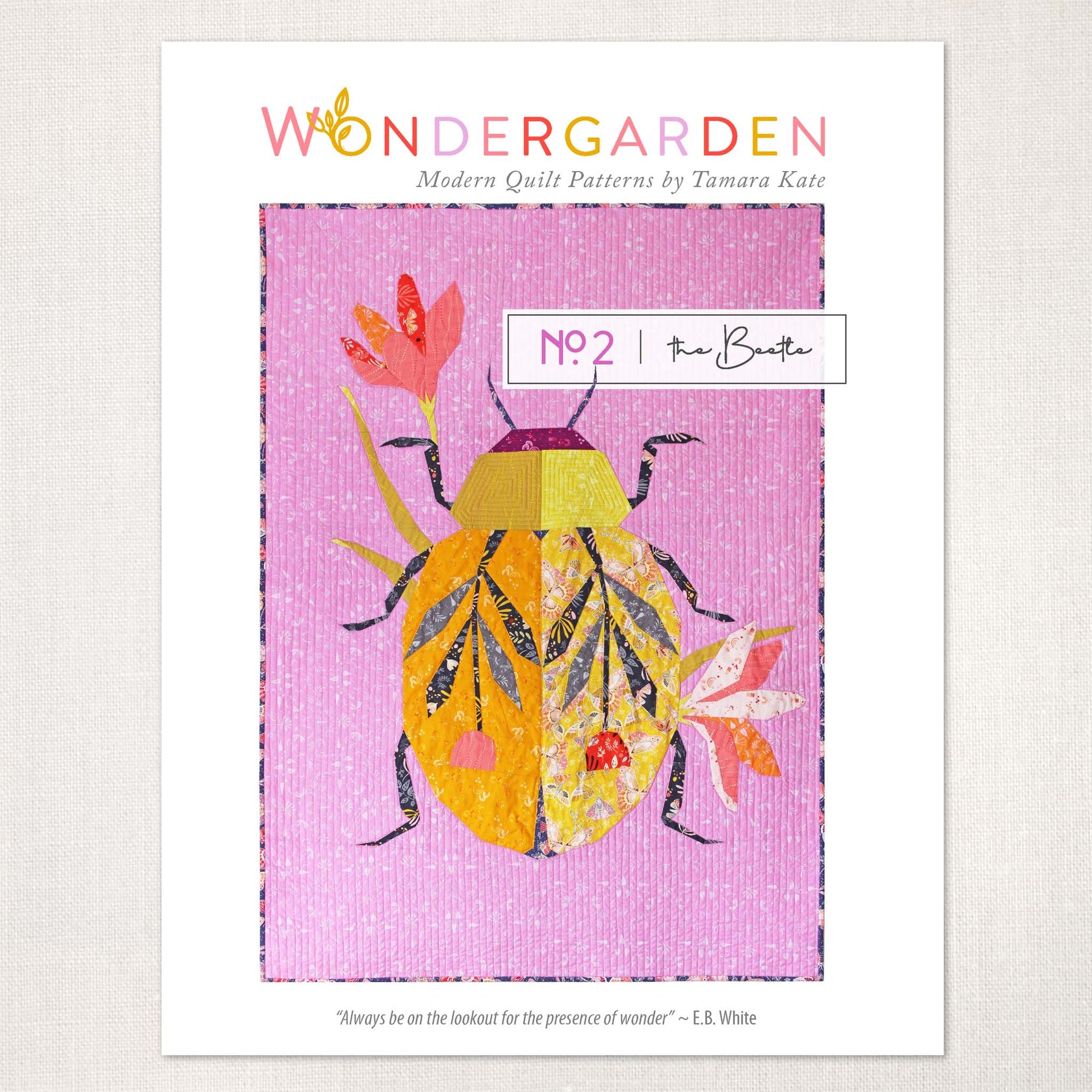 The Beetle Quilt Pattern - Wondergarden – Tamara Kate